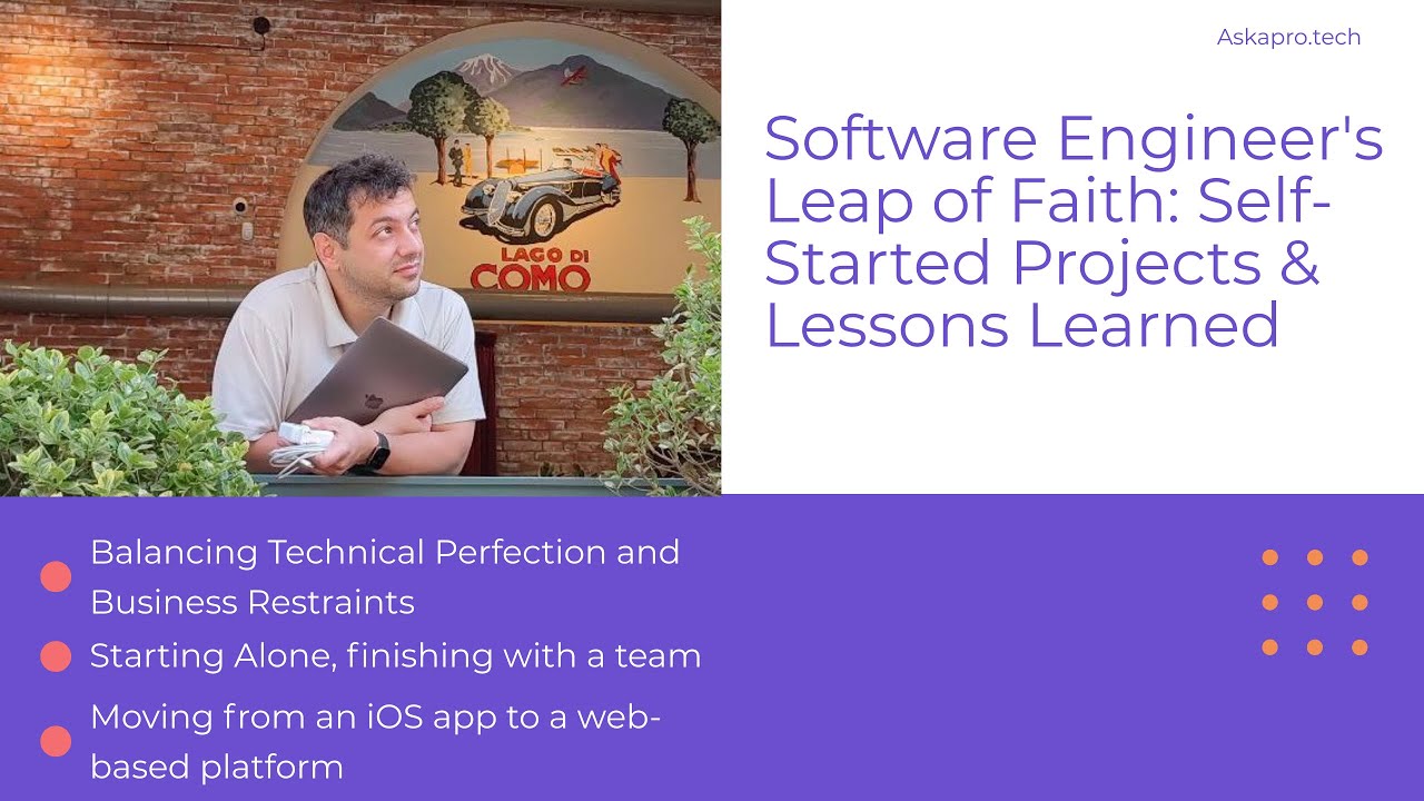 Launching startups as a software engineer - YouTube
