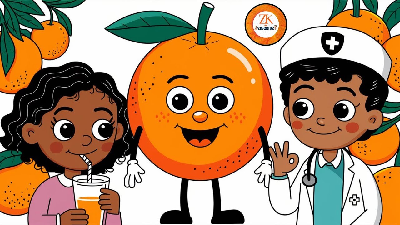 Orange Fruits || Kids Songs & Nursery Rhymes || ZingKidz - YouTube