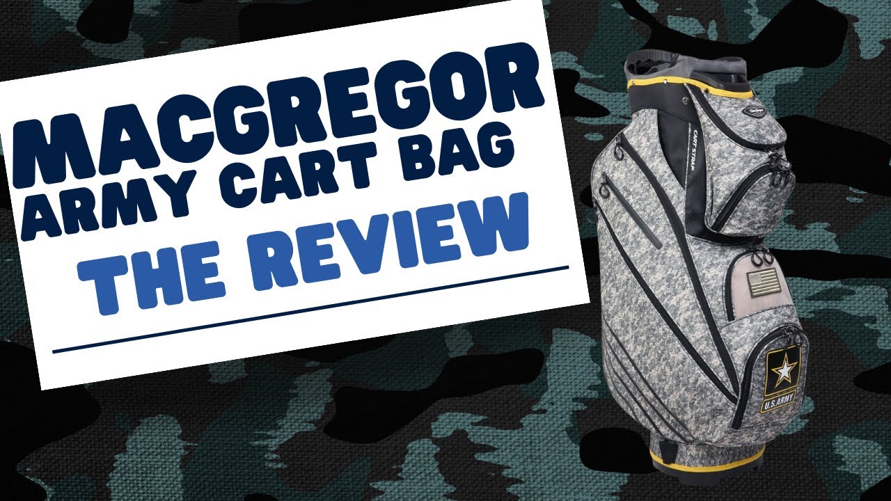 MacGregor Golf US Army Cart Bag Review - YouTube