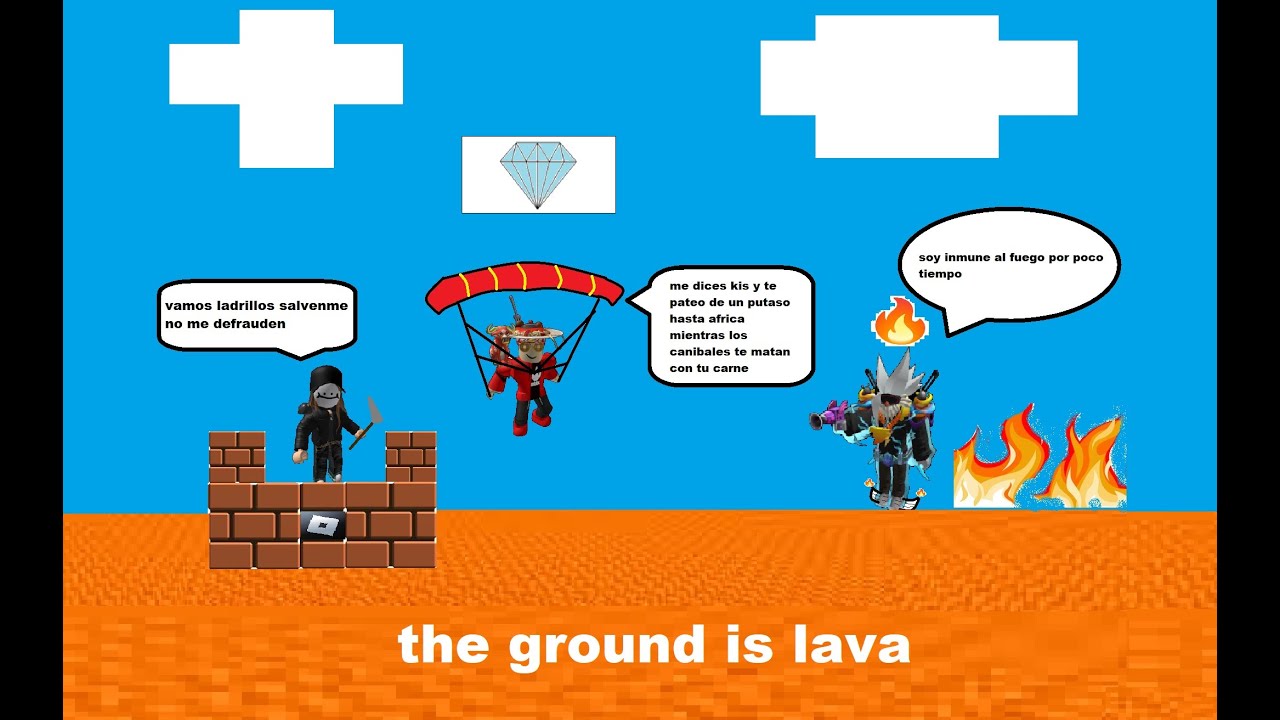 Saiyayin999: juega roblox: the ground is lava: junto a Fernando y ...