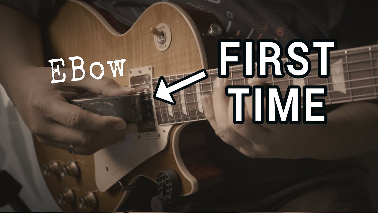 First Time Using an EBow | Bittersweet Guitar Improv - YouTube