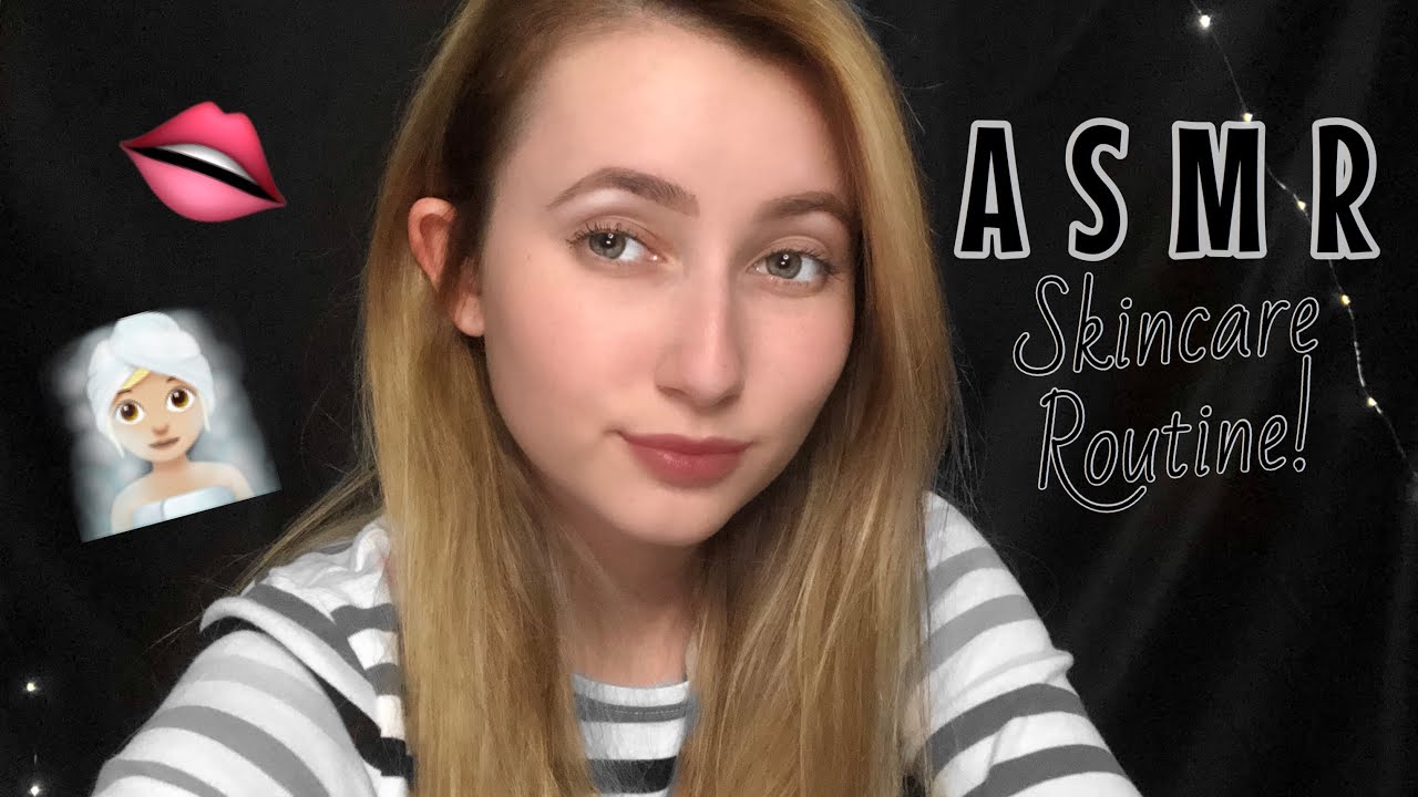 ASMR Tapping on My Skincare Routine - YouTube