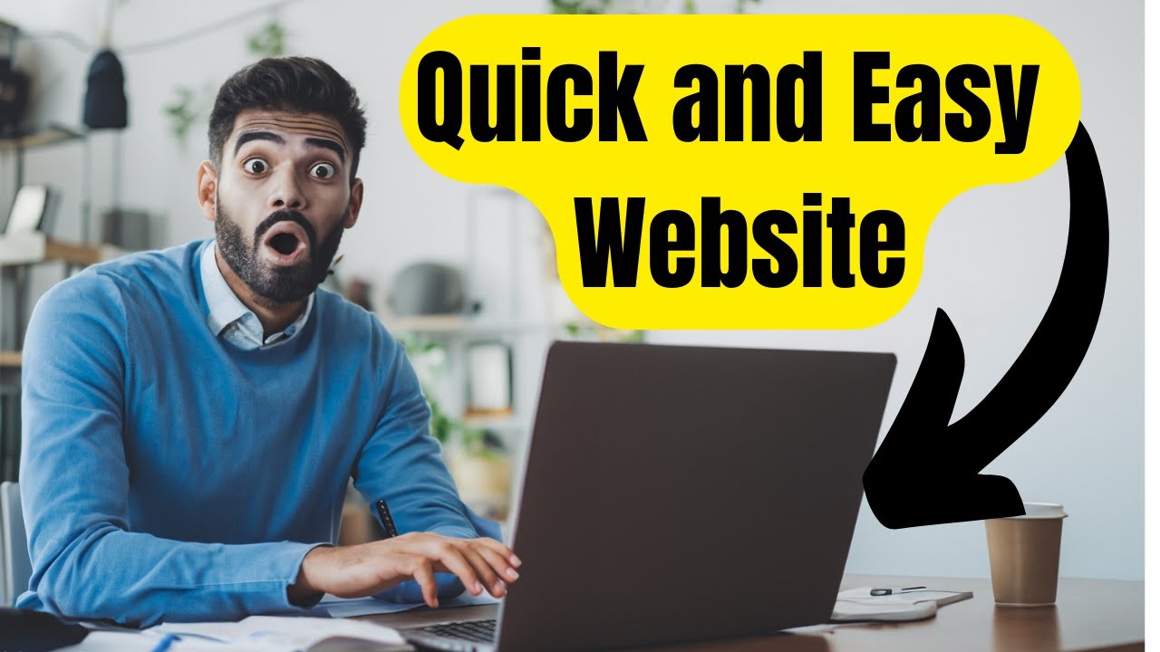 How To Make a Website Quick and EASY - YouTube