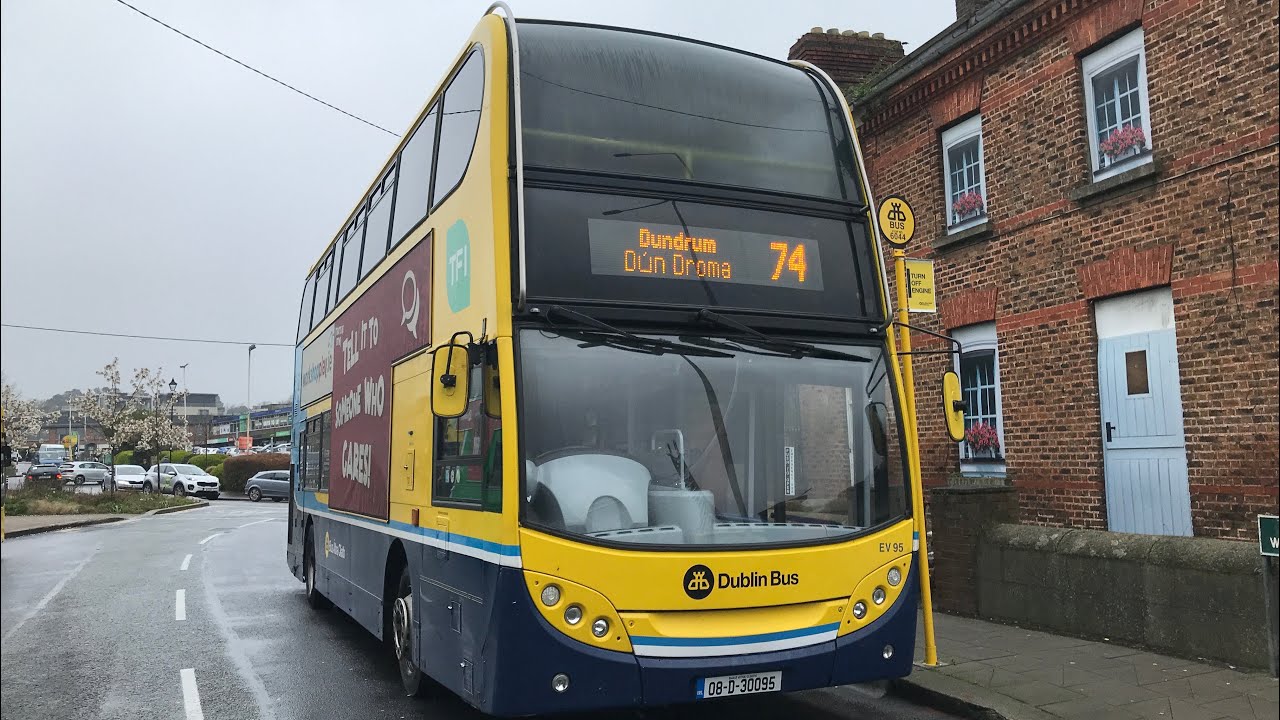 Dublin Bus | Route 74 to Dundrum | Enviro 400 Volvo B9TL | EV95 - YouTube