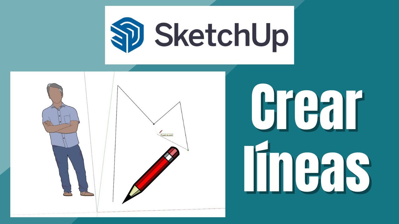 3 Tutorial SketchUp : crear líneas y gestión de las unidades - YouTube