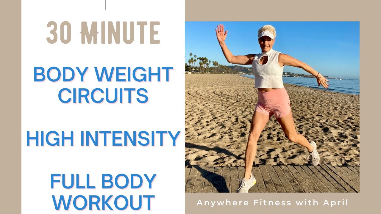30 MINUTE || BODY WEIGHT CIRCUITS || HIGH INTENSITY || FULL BODY ...