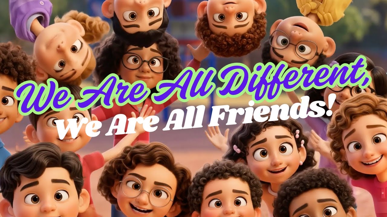 🎥 We Are All Different, We Are All Friends | Diversity & Inclusion Song ...