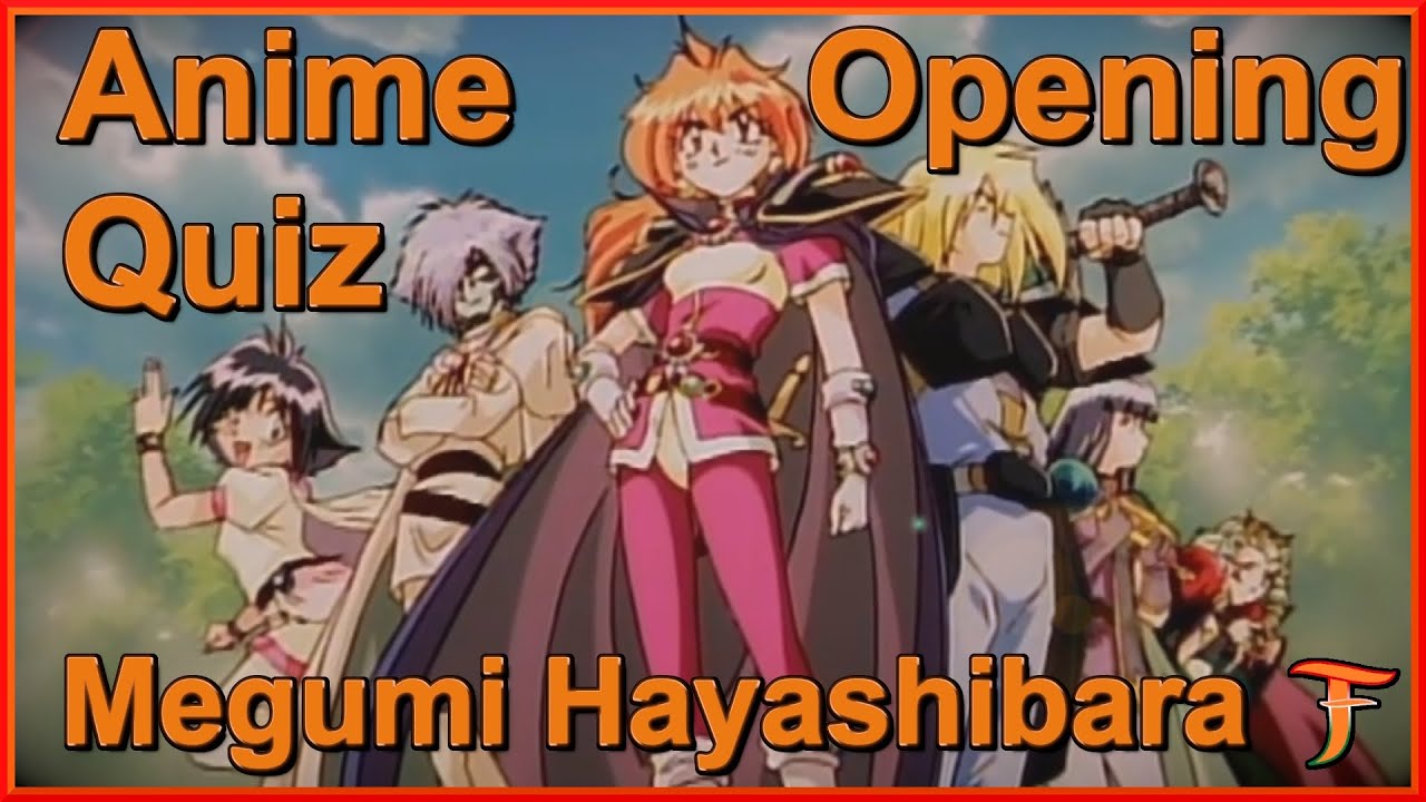 Anime Opening Quiz — Megumi Hayashibara Artist Edition (36 Openings ...