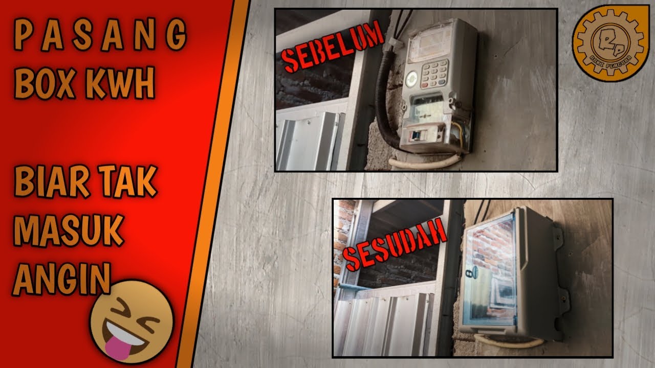 BOX METERAN LISTRIK, Cara pasang box KWH /Meteran listrik - YouTube