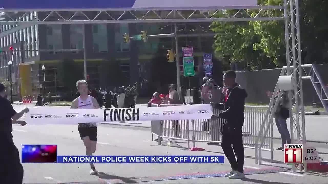 National Police Week kicks off with 5K run - YouTube