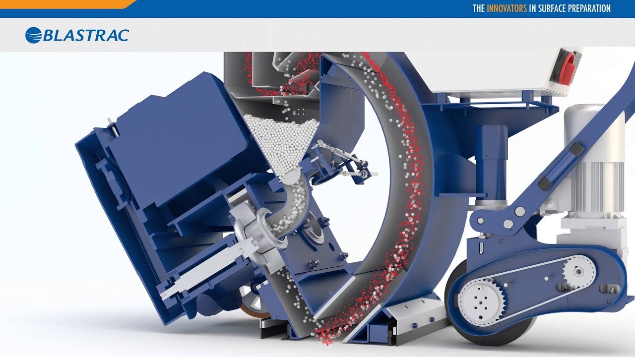 Blastwheel Blastrac USA - YouTube