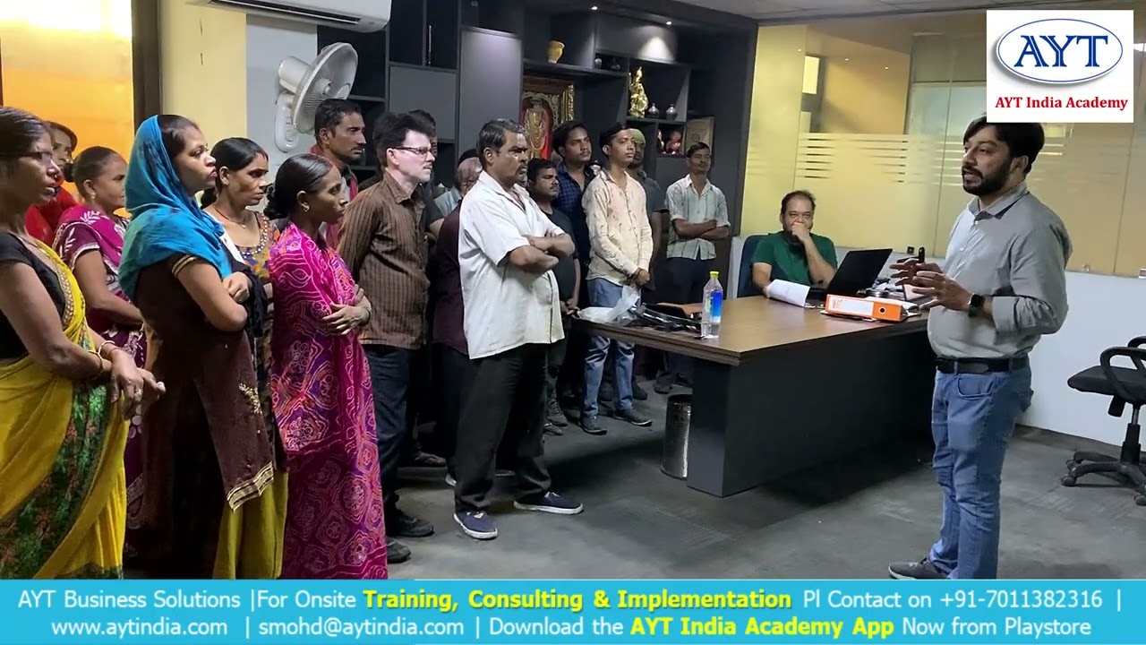 Glimpse of Live Training Session on 5S by @AYT India Academy | Live ...