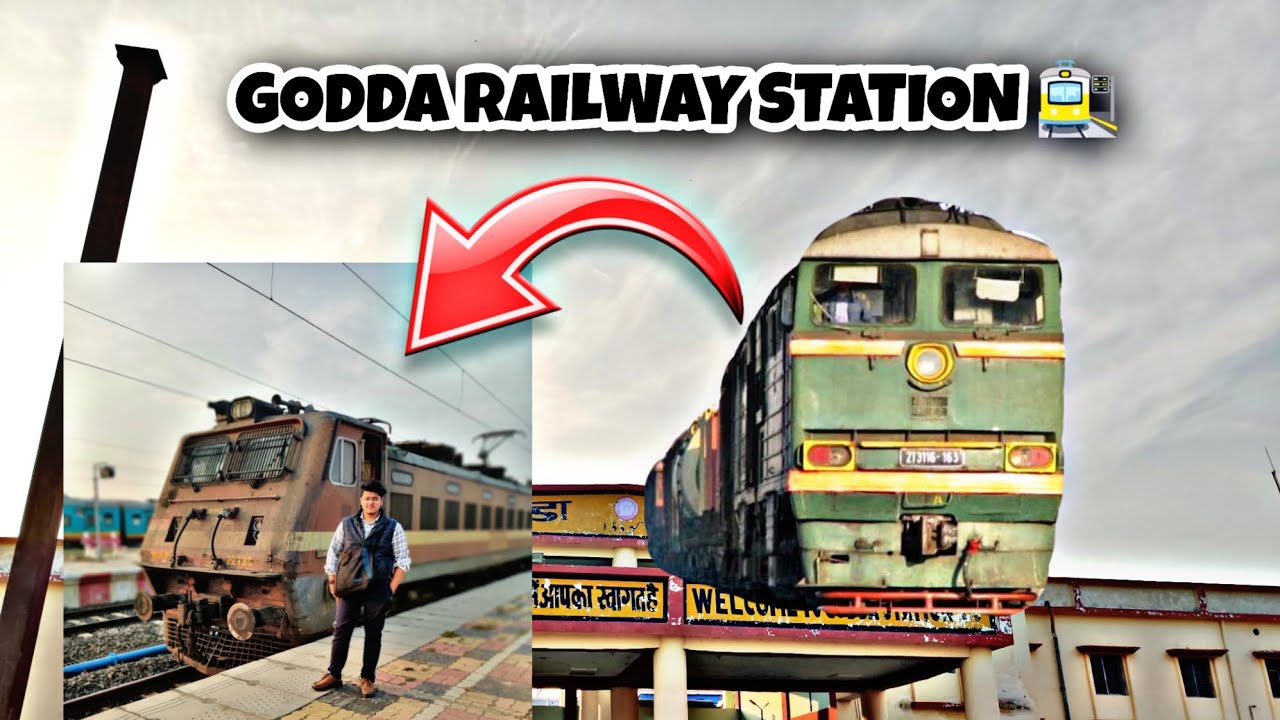 GODDA RAILWAY 🚂 STATION 🚉 VLOG || #like #subscribe #viral #vlog # ...