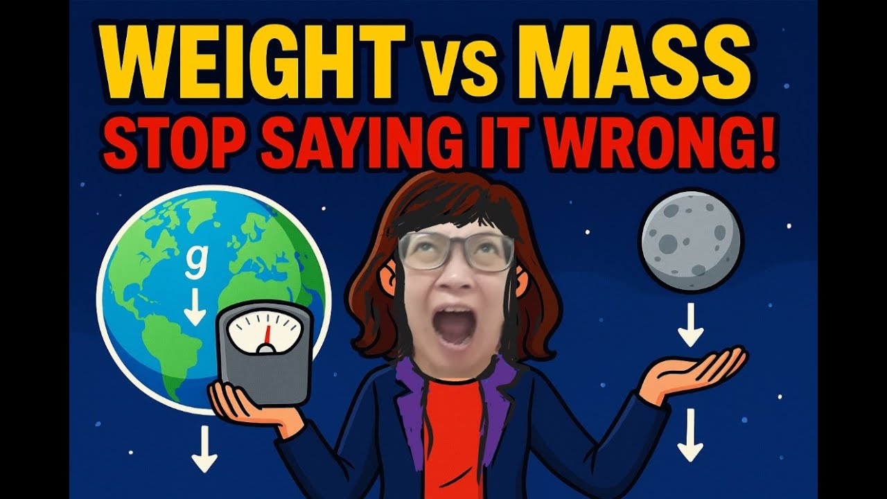 “Weight vs Mass | What’s the Difference? | Physics Explained Simply ...