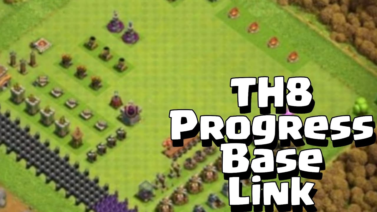 TOP 5 BEST TH8 PROGRESS BASE LINK | COC TOWN HALL 8 PROGRESS BASE LINK ...