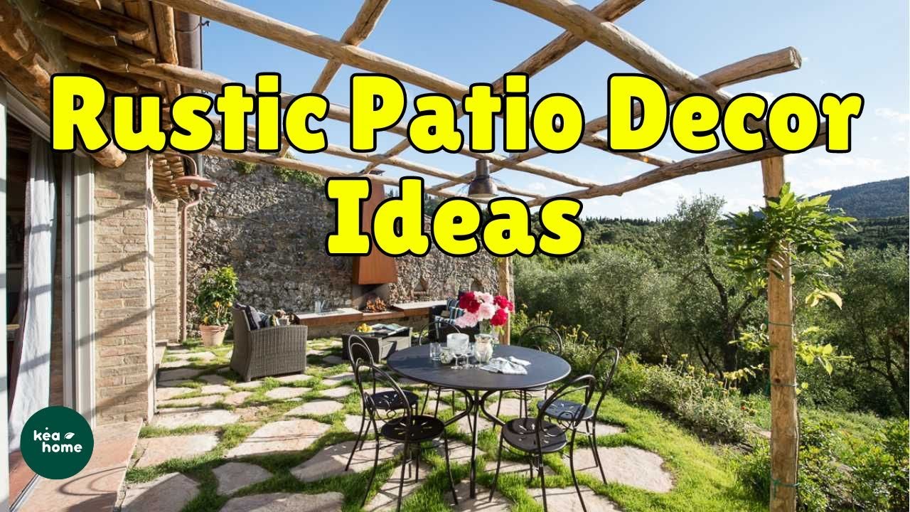 Nature Rustic Patio Designs For A Cozy Retreat Small Patio Design Ideas ...