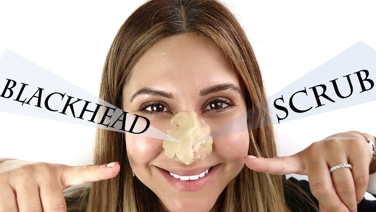 DIY Blackhead Scrub - Bye Bye Blackheads! - YouTube