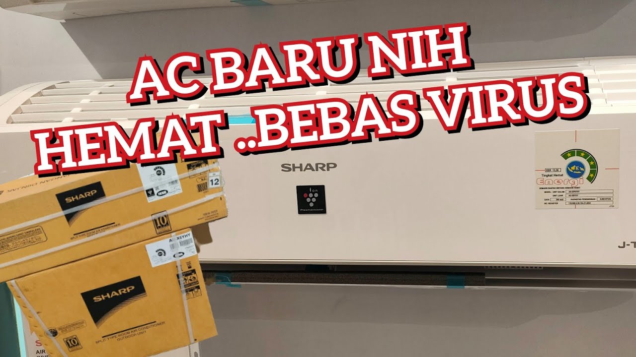 UNBOXING AC SHARP 2022‼️SHARP AH-XP6YHY - YouTube