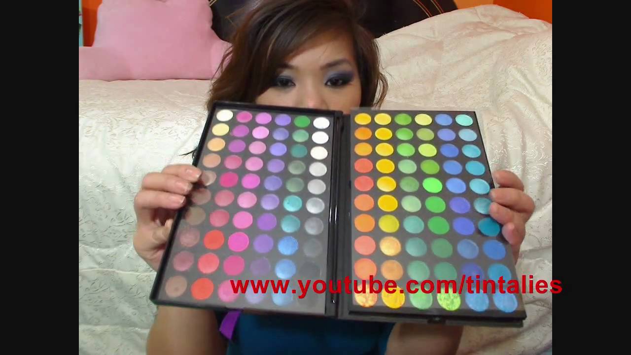 REVIEWS: 120 Eyeshadow Palette Swatches (from Beauties-Factory) - YouTube