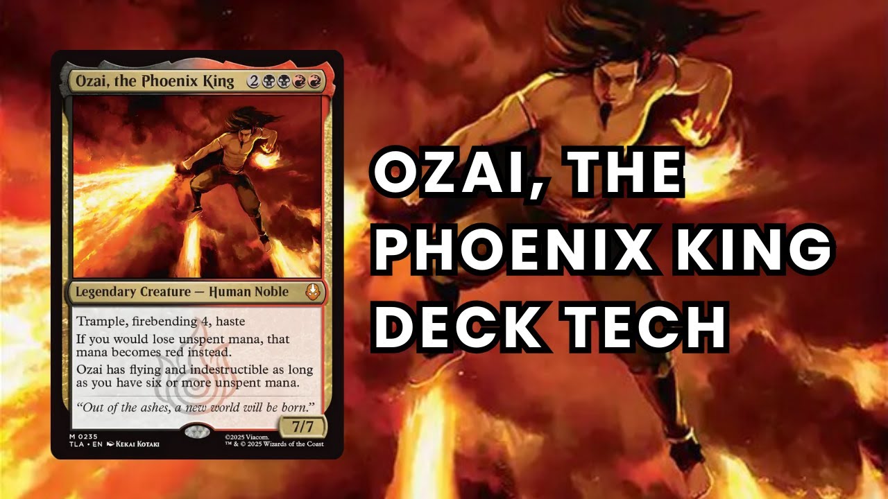Ozai, the Phoenix King EDH Deck Tech - BIG X Spells, Burn Commander Decklist | Avatar MTG - YouTube
