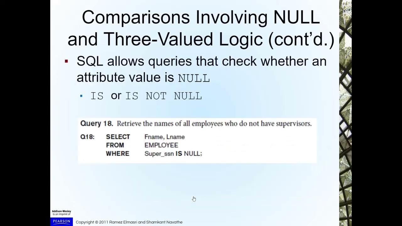資料庫程式設計1111102 SQL：Advanced Queries - YouTube