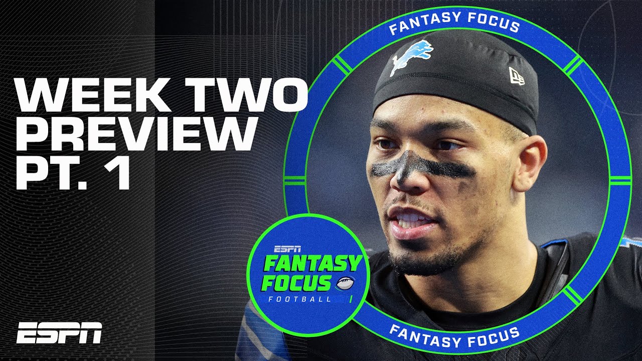 The Best Wide Receiver Starts for Week 2! | Fantasy Focus 🏈 - YouTube