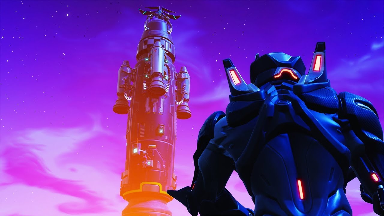 Live Reaction To Fortnite Rocket Launch! "This Is The Best View Of The ...