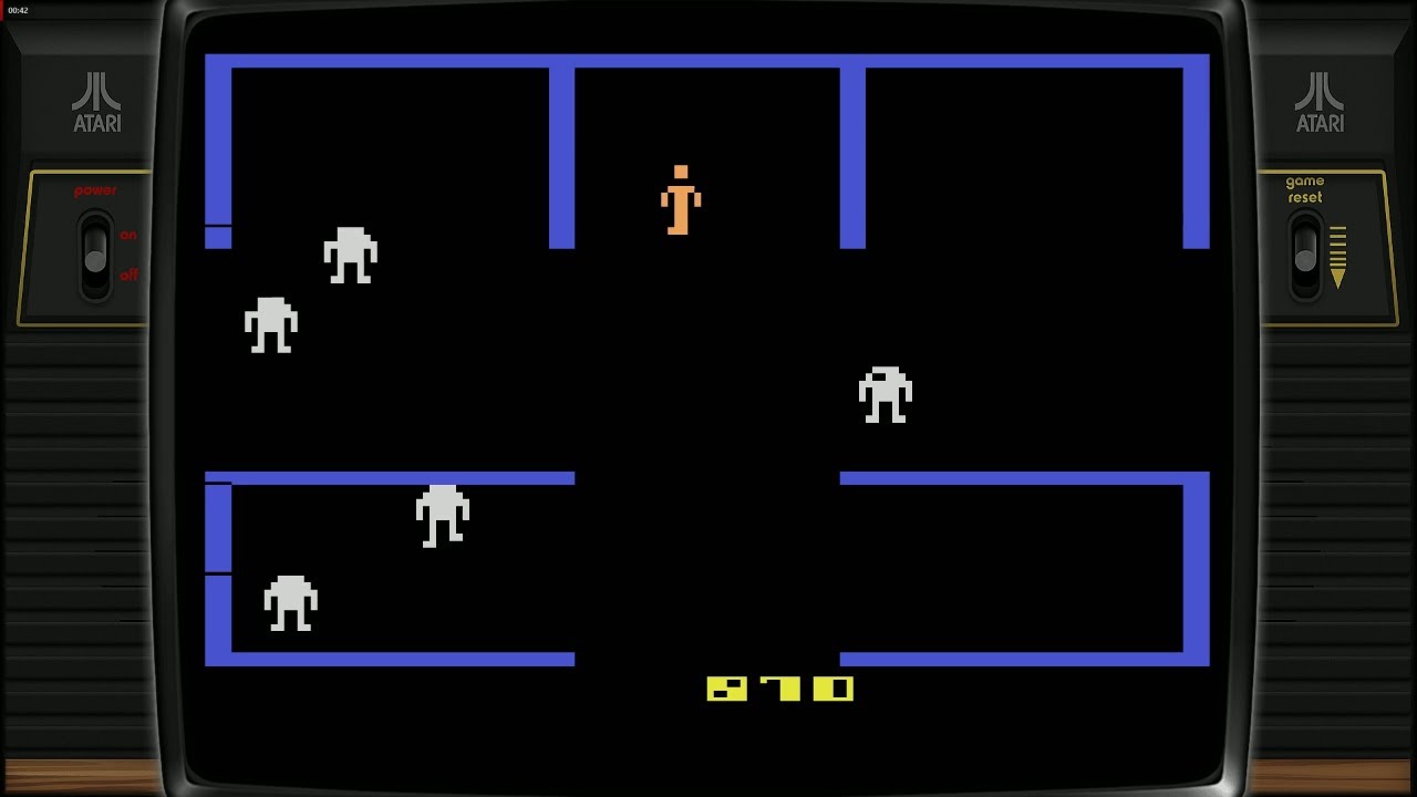 Berzerk (Atari 2600) – Maze Shooter Chaos, Killer Robots & Evil Otto ...