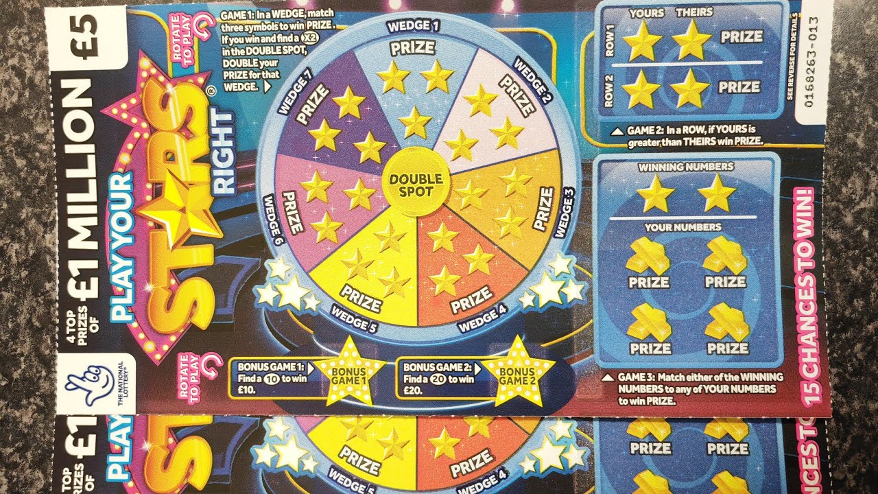 play your star's right scratch cards £10 in play - YouTube