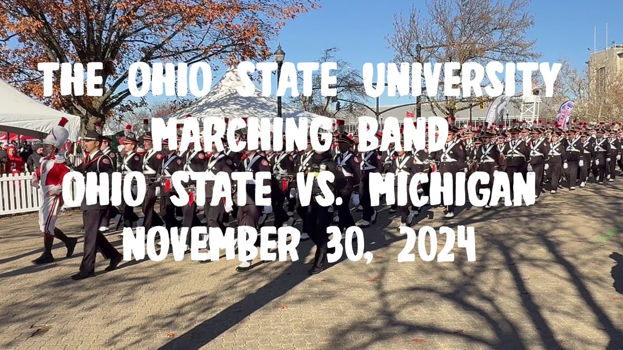 The Ohio State University Marching Band. Ohio State Vs. Michigan ...