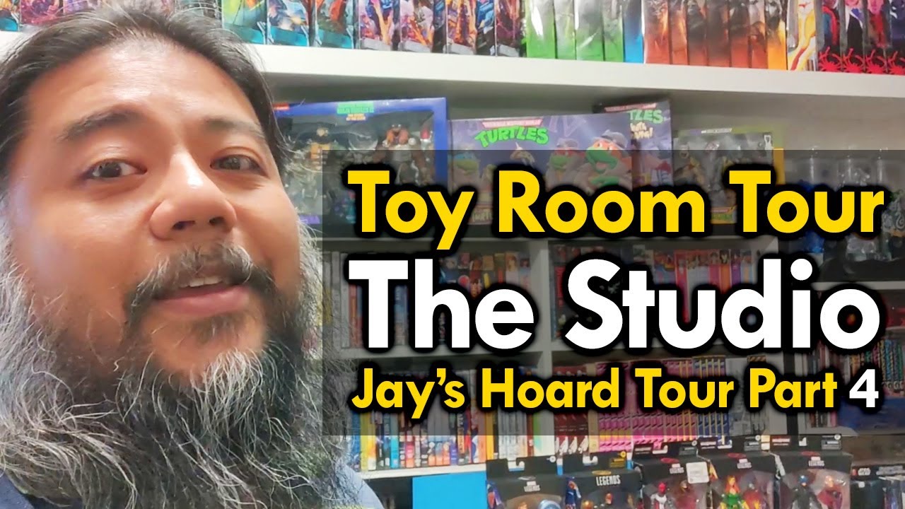 Toy Room Tour The Studio | TMNT | MOTU | Star Wars | GI Joe | Marvel ...