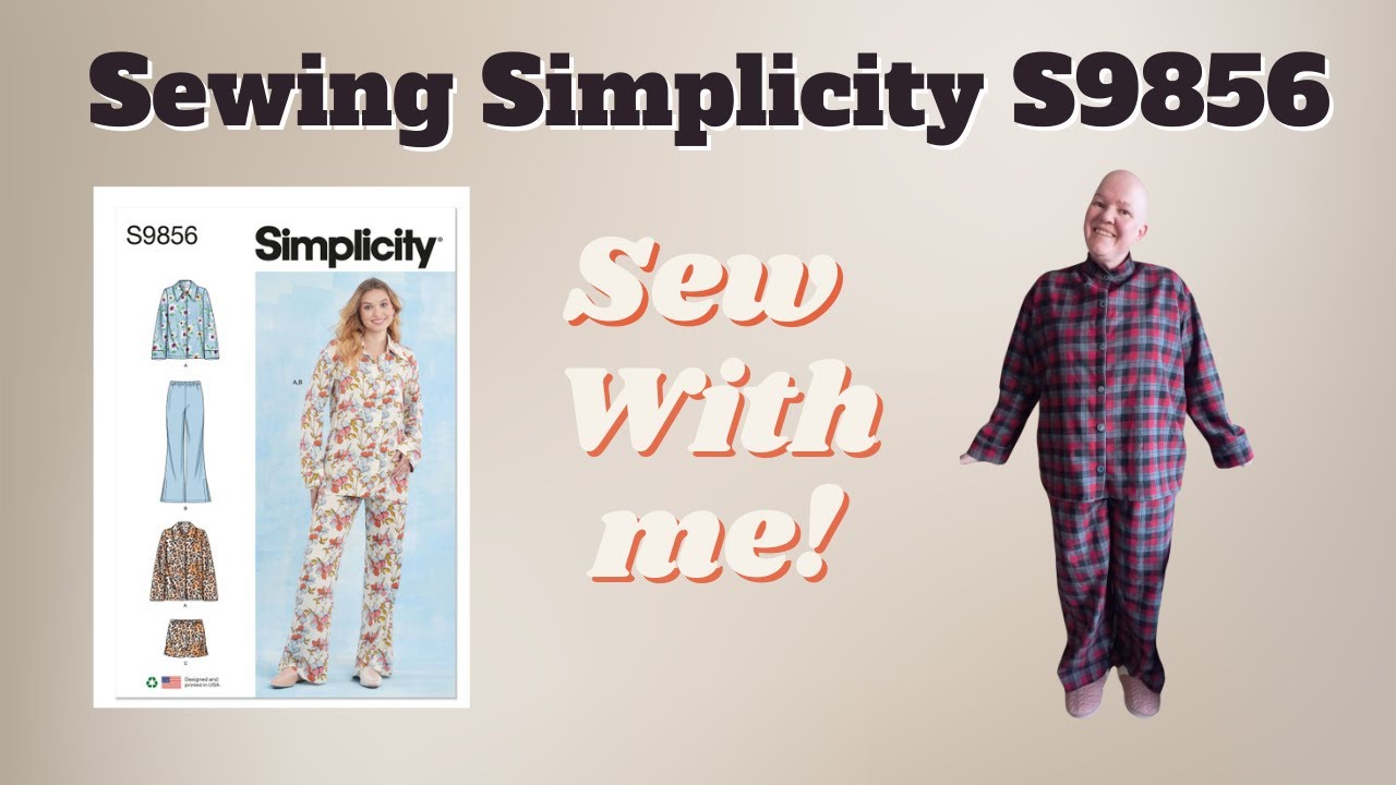 Simplicity #S9856 sew along and pattern review. - YouTube