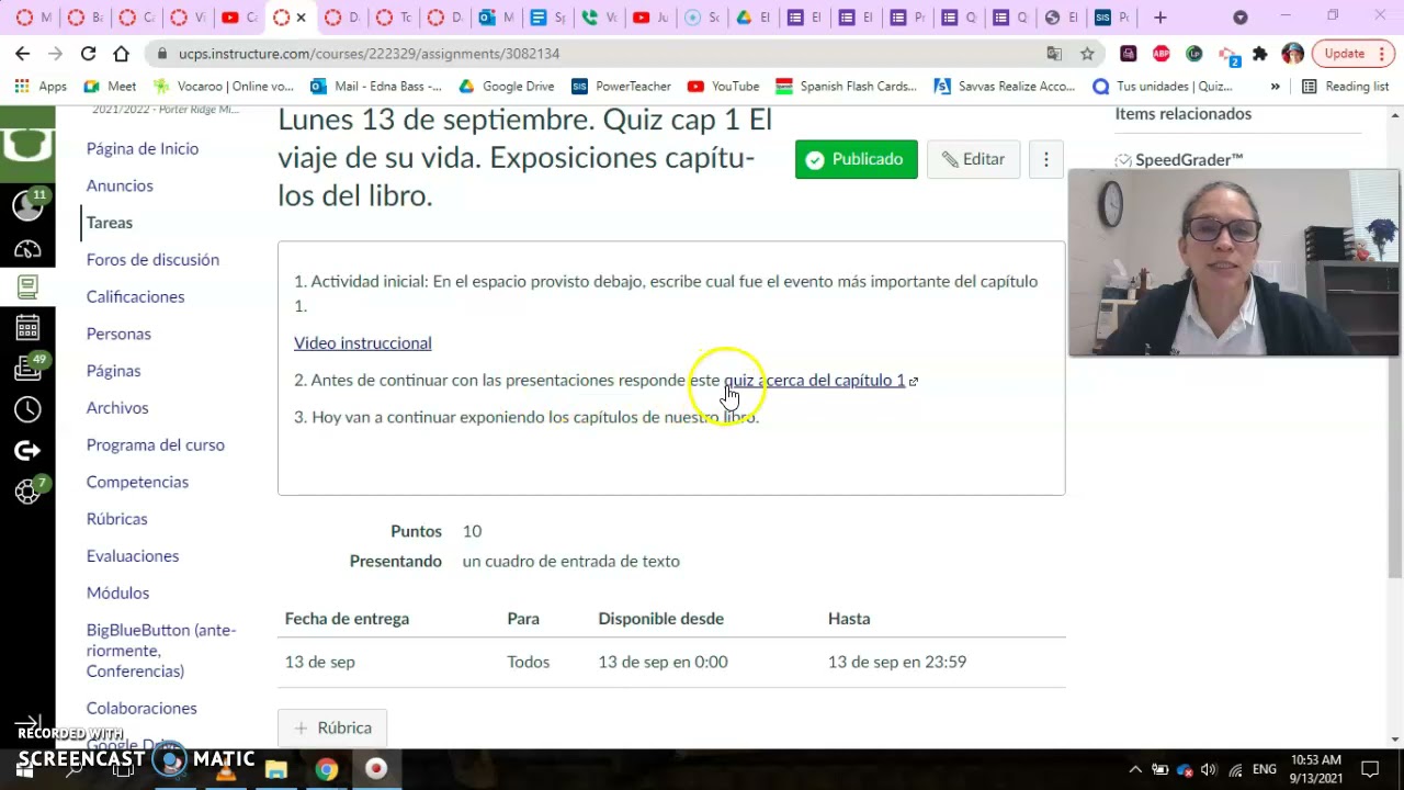 Quiz cap 1 el viaje de su vida. Exposiciones - YouTube