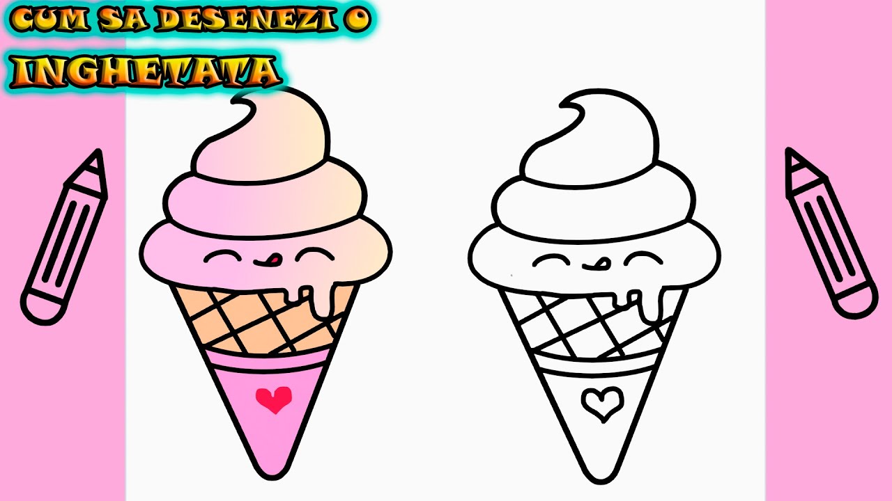 Cum Sa Desenezi O INGHETATA | Deseneaza Singur | Invata Usor sa ...