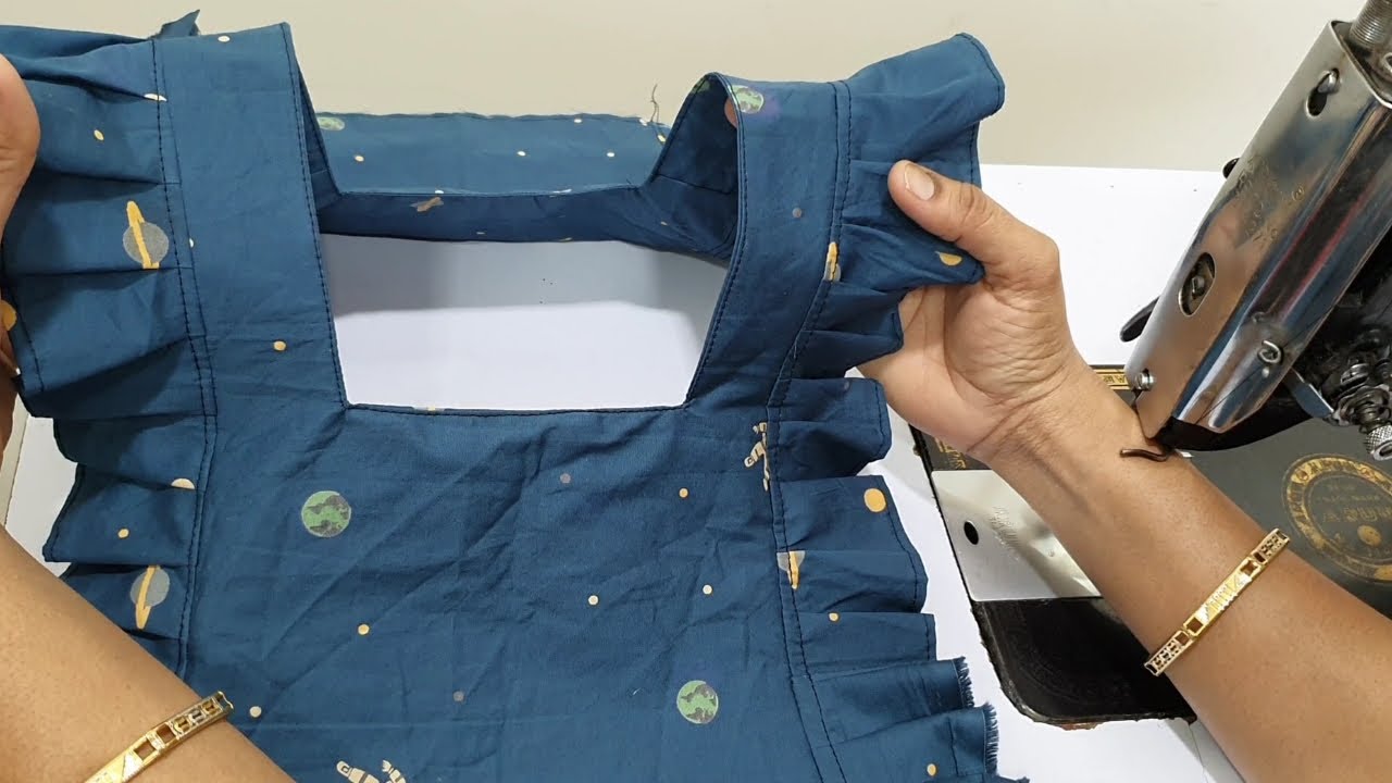 Very Easy and New Pattern Frock Cutting in just 10 Minute # Baby Frock ...