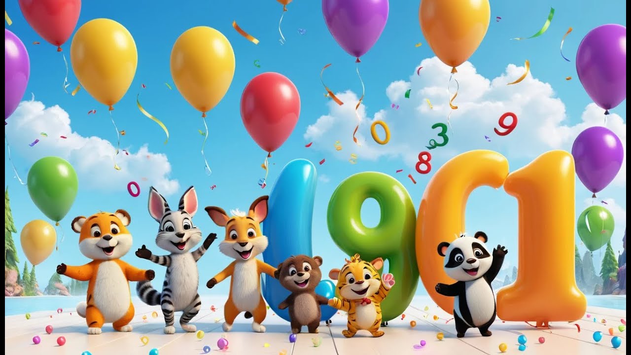 One, Two, Three—Let’s Count to Ten! | Fun Counting Song for Kids ...