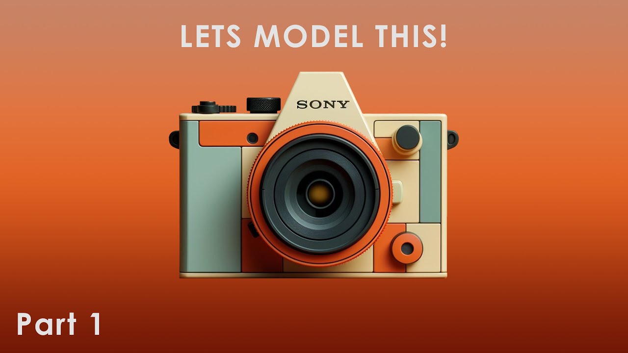 Model a Camera Illustration using Blender! - YouTube