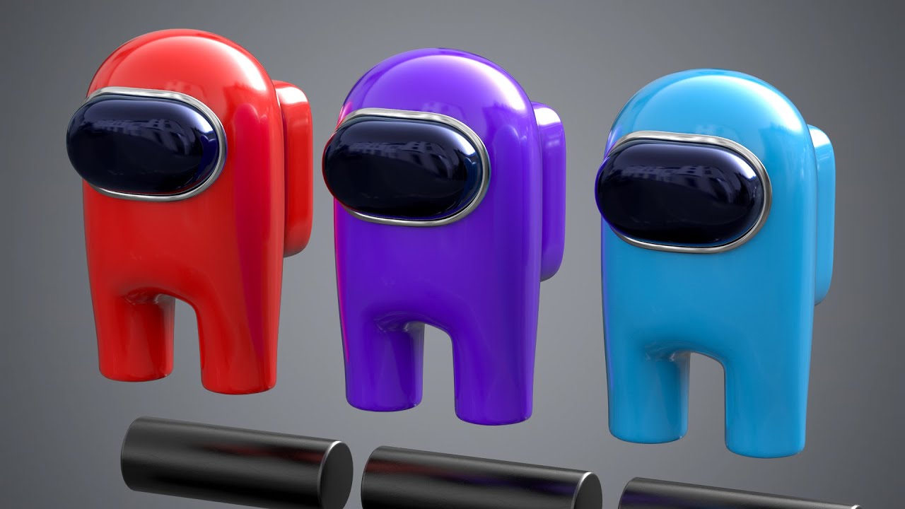 Among Us Impostor Race - Softbody Simulation V2 - YouTube