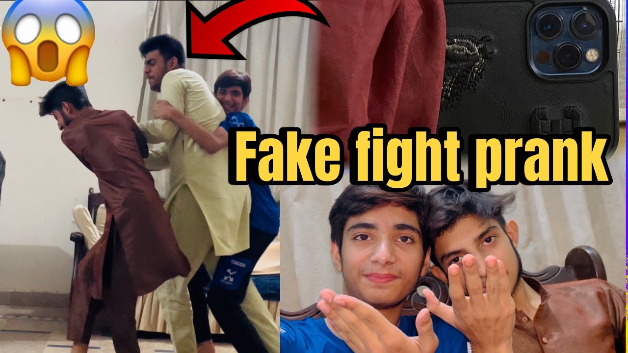 Fake fight prank 😂new vlog - YouTube