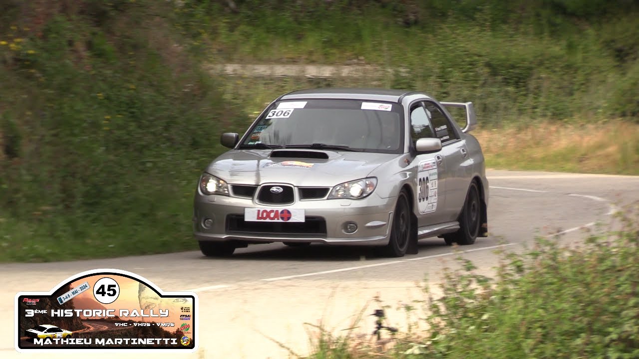 franck FERRANDO et luana BERNASCONI HISTORIC RALLY MATHIEU MARTINETTI ...
