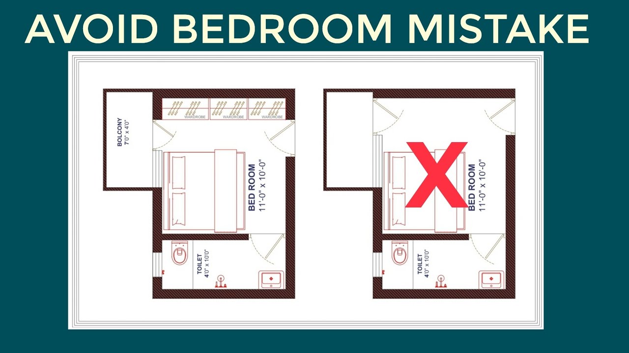 Furniture layout mistakes | Bedroom mistakes | Bedroom design ...