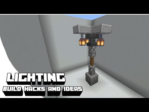 Minecraft : 4+ Lighting Build Hacks and Ideas - YouTube