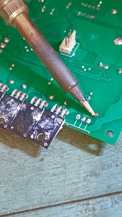 Desoldering Through-hole component - YouTube