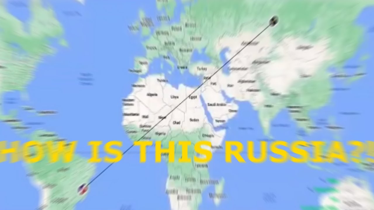 Finding the difference between Brazil and Russia on Google Maps but in ...