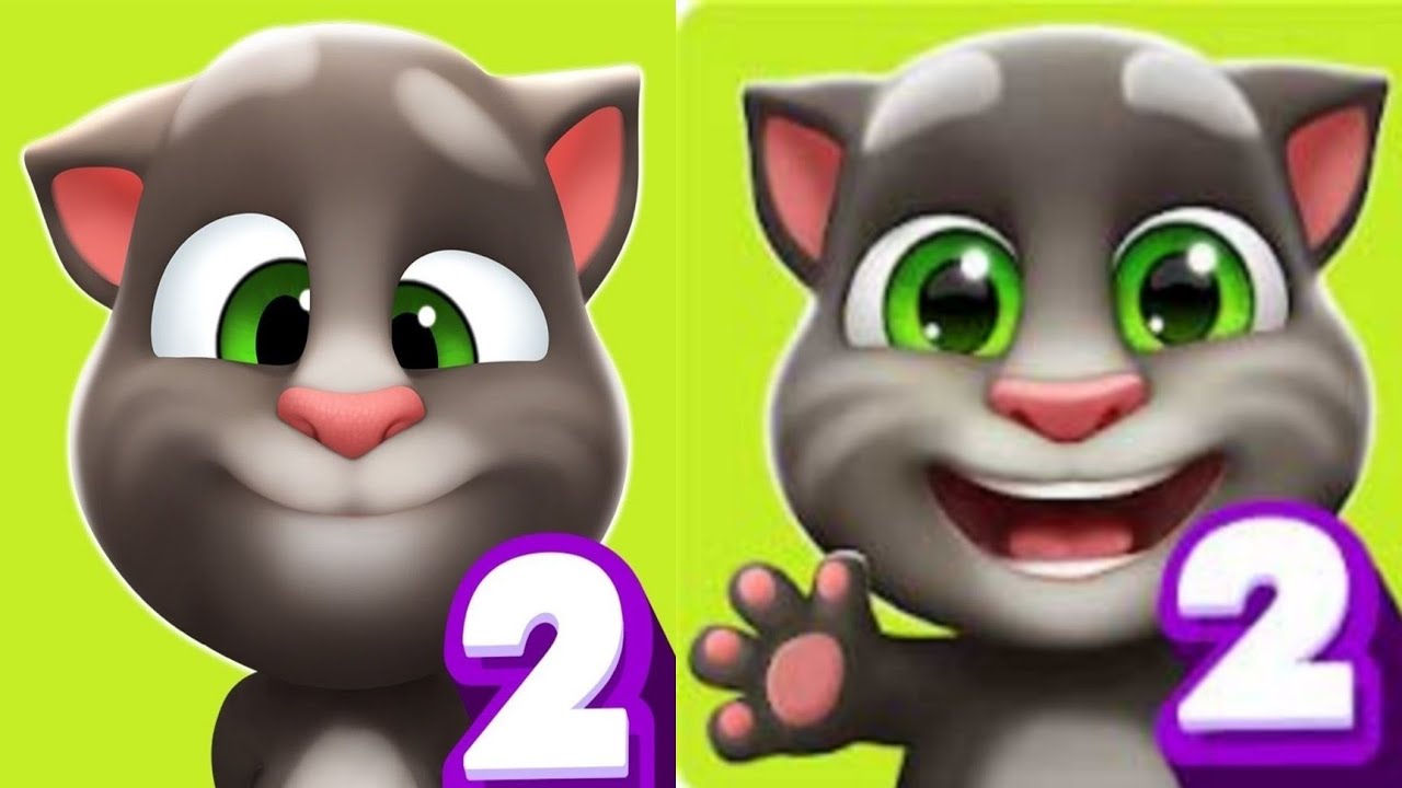 How to Play My Talking Tom 2 Vs My Talking Tom 2 😇 Android iOS Gameplay ...