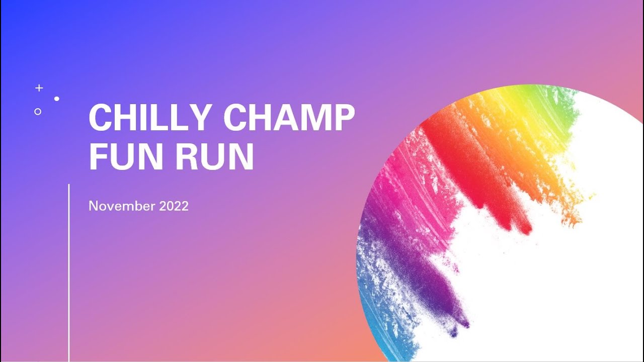 Chilly Champ Fun Run 2022 - YouTube