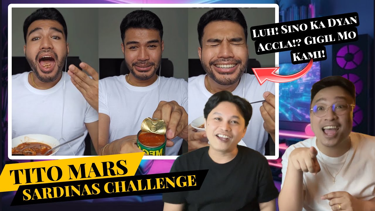 Tito Mars Sardinas Challenge | Reaction - YouTube