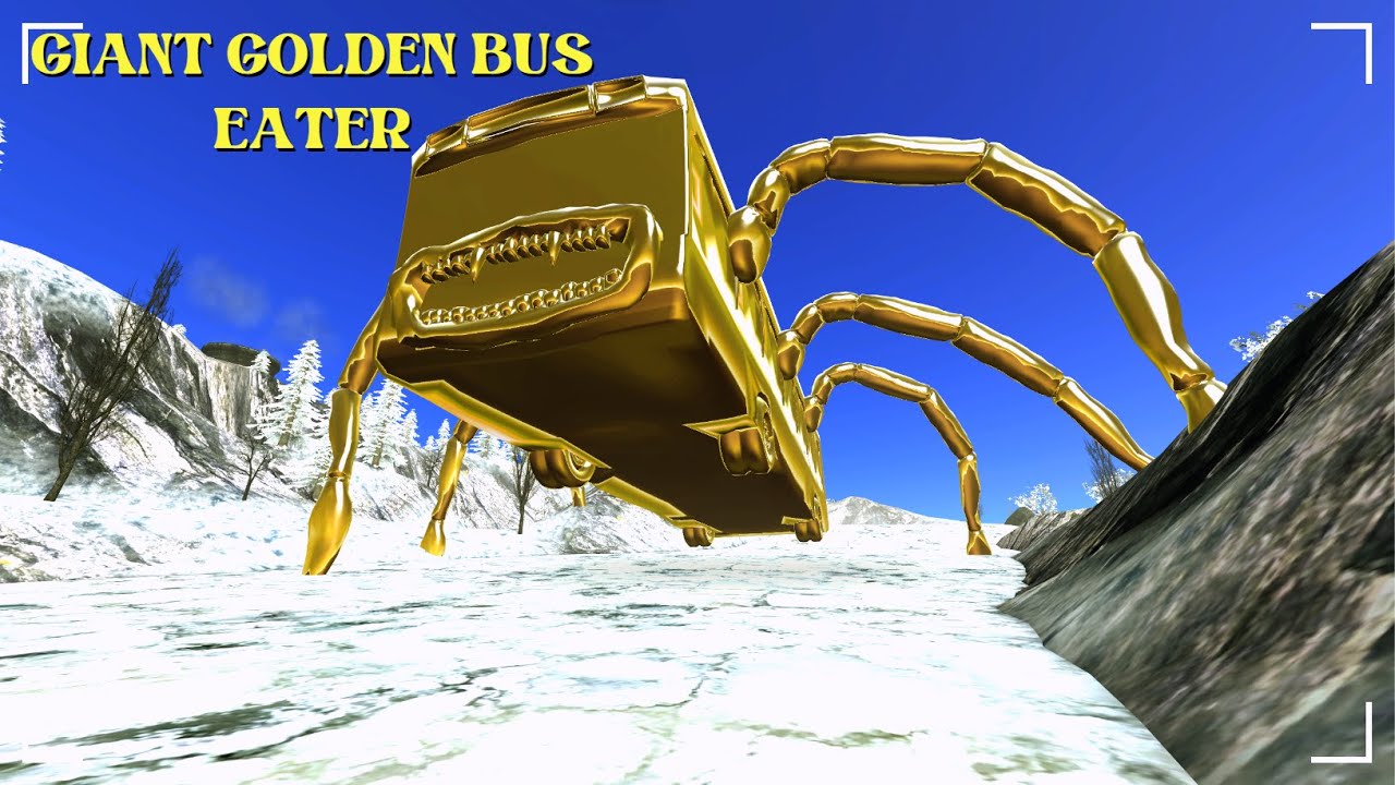 too realistic GIANT GOLDEN BUS EATER | gmod realism - YouTube