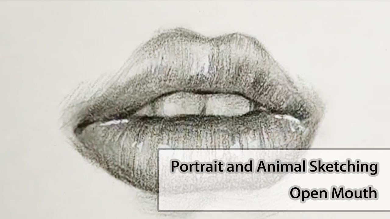 How to Draw an Open Mouth - Drawing Tutorial - YouTube