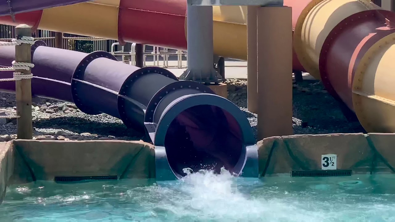 River otter body slide - YouTube